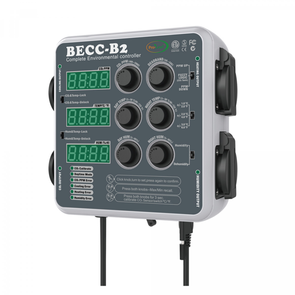 Многофункциональный контроллер управления климатом для теплицы BECC-B2